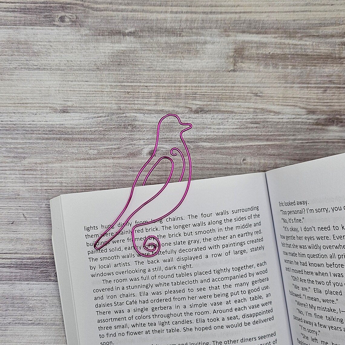 Wire Bird Bookmark, Paperclip, Page Saver, Party Favors, Birthday ...