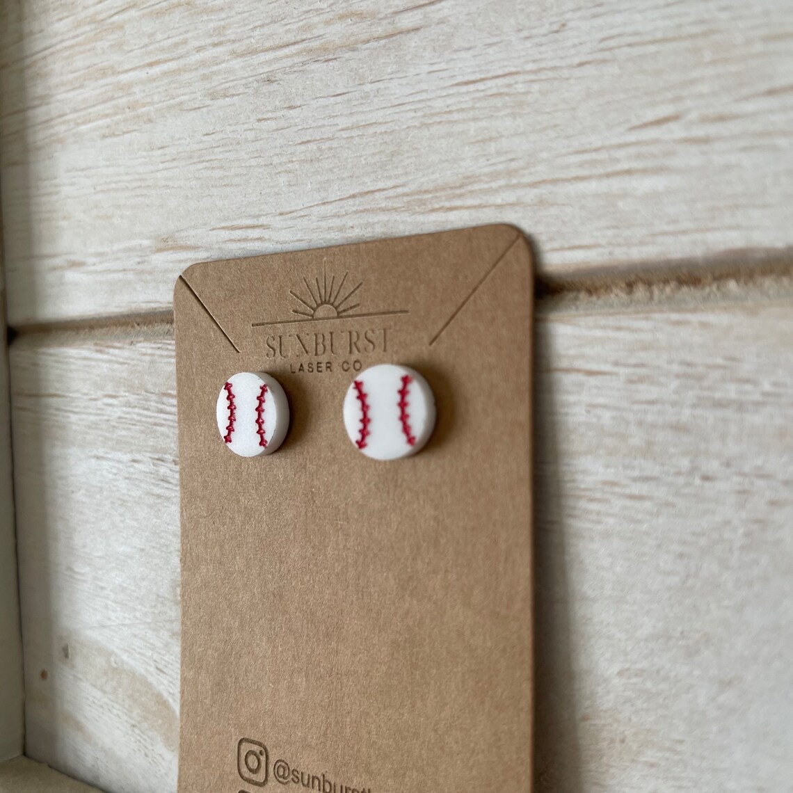 Baseball Earrings | Baseball Studs | Baseball Accessories | Baseball ...