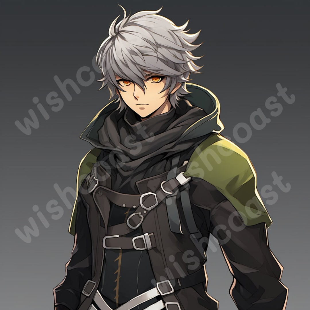 Adopt a Character | Anime Style | Male Vagrant | Portrait | Original ...
