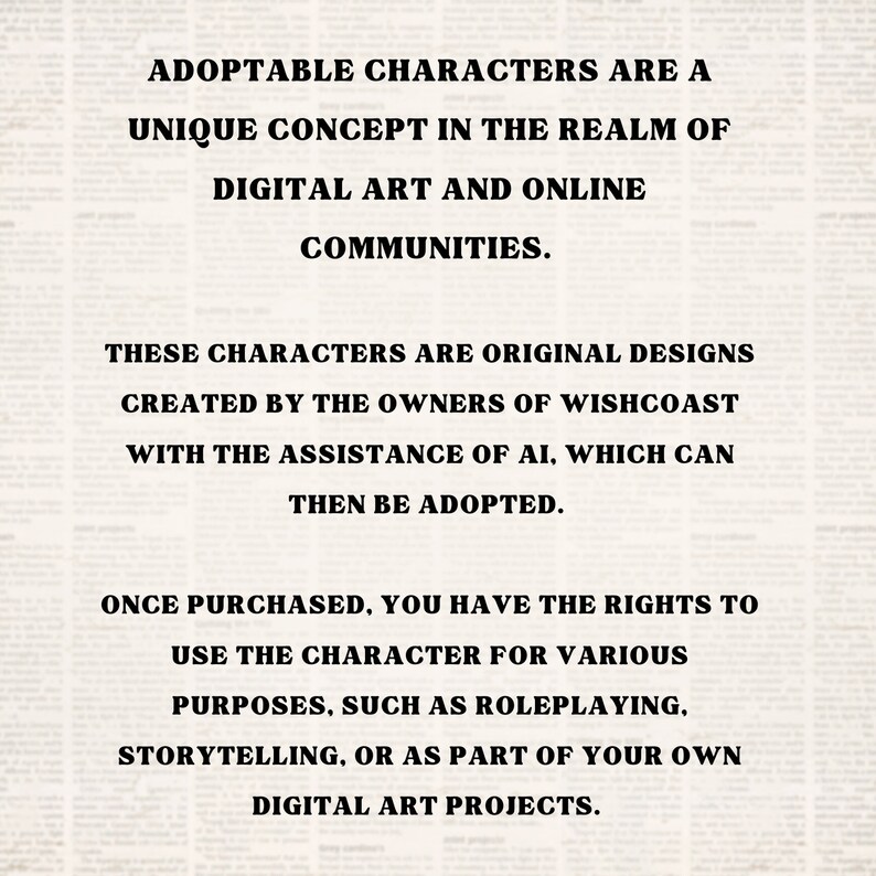 Adopt a Character Anime Style Female Doctor Original Character OC - Etsy