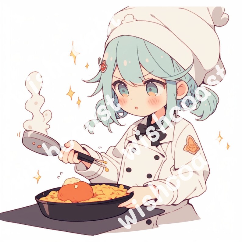 Adopt a Character | Anime Style | Female Cook | Original Character | OC ...