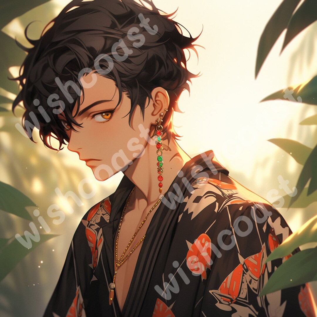 Adopt a Character | Anime Style | Cute Boy | Original Character | OC - Etsy