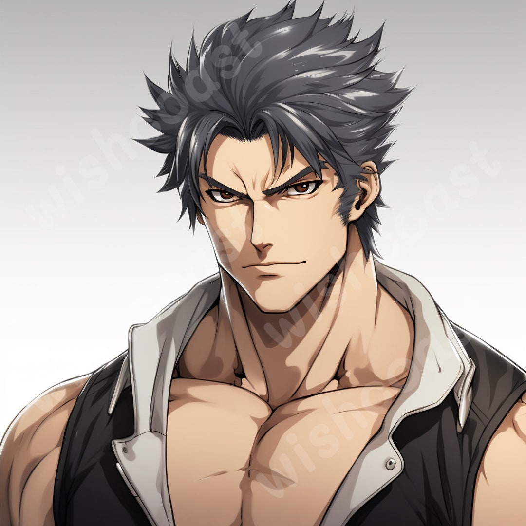 Adopt a Character | Anime Style | Strong Male | Portrait | Original ...