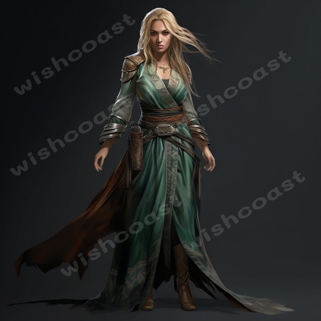 Adopt a Character | Dnd Themed | Elven Female Archer | Full-body ...