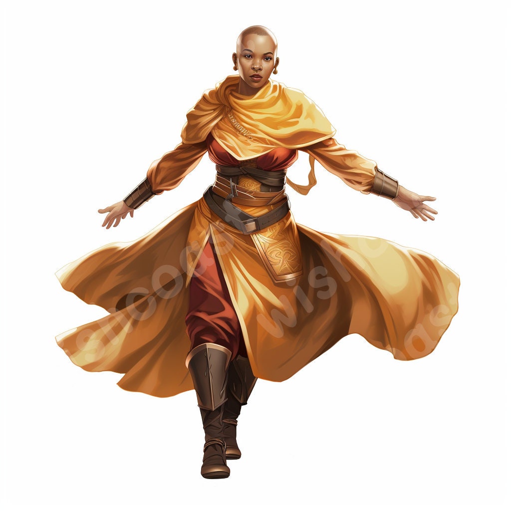 Adopt a Character | Dnd Themed | Female Monk | Original Character | OC ...