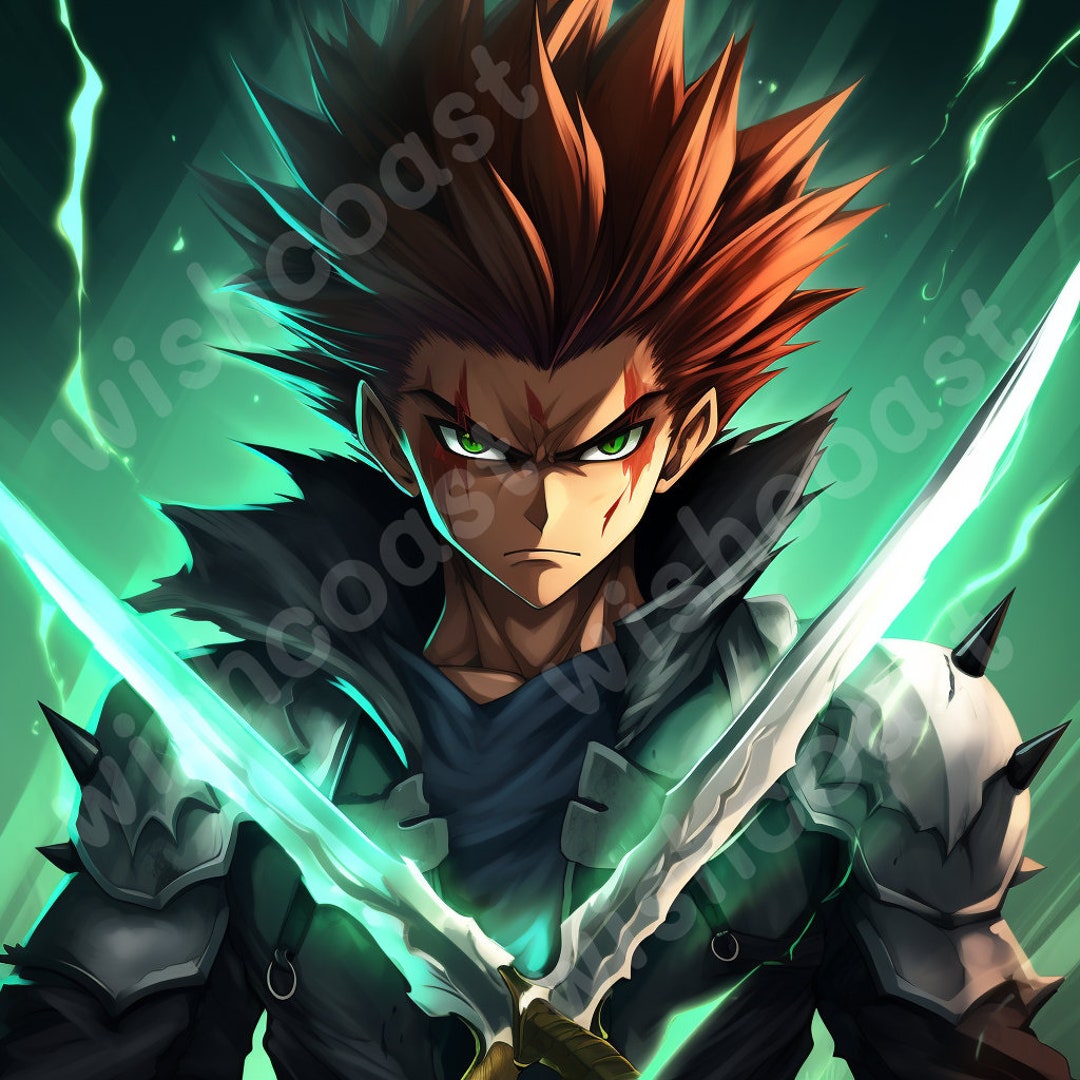 Adopt a Character | Anime Style | Double Sword | Hero | Blade ...