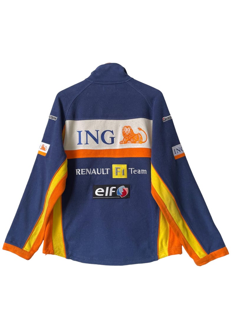 Sale%vintage Y2K Renault F1 Team Fullzipper Fleece Jacket - Etsy