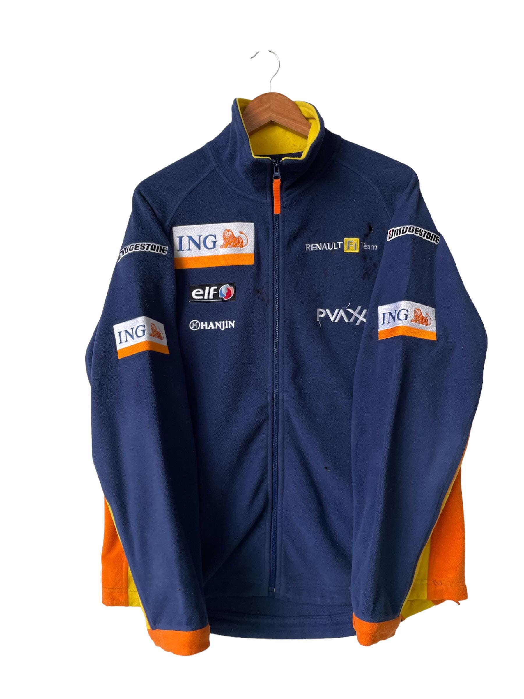 Sale%vintage Y2K Renault F1 Team Fullzipper Fleece Jacket - Etsy