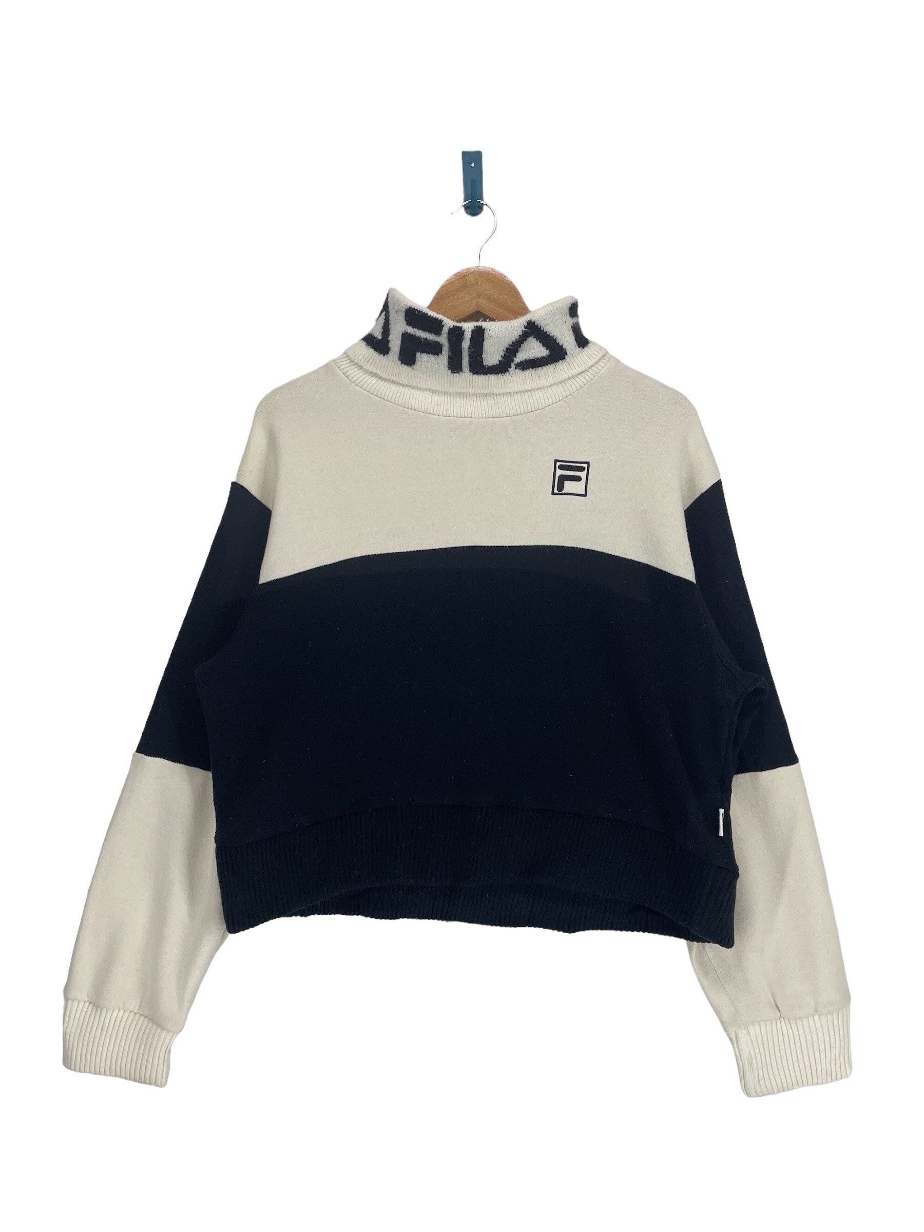 Fila mock neck sweatshirt store