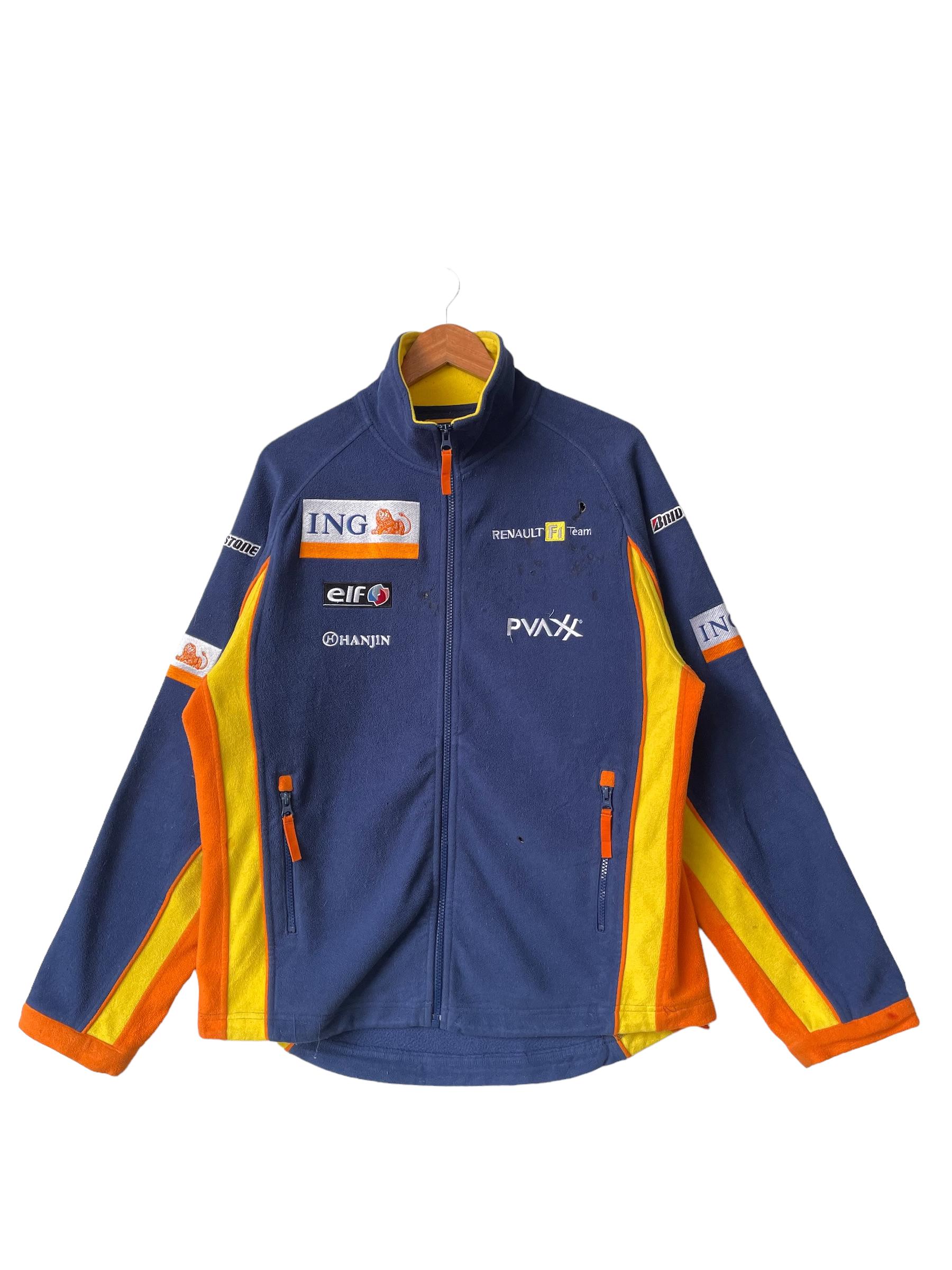 Sale%vintage Y2K Renault F1 Team Fullzipper Fleece Jacket - Etsy