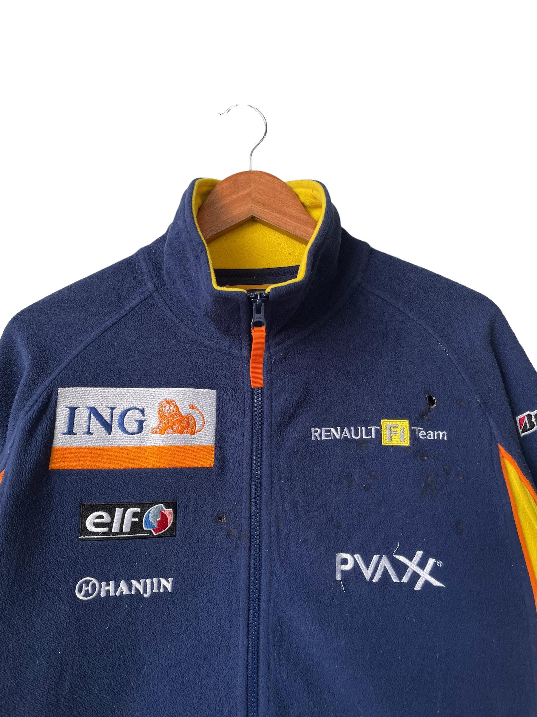 Sale%vintage Y2K Renault F1 Team Fullzipper Fleece Jacket - Etsy