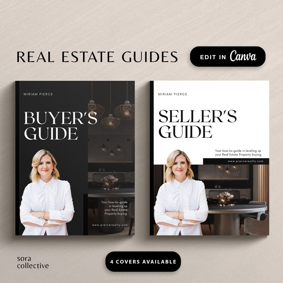 Real Estate Buyer and Seller Guide, Real Estate Marketing Template ...