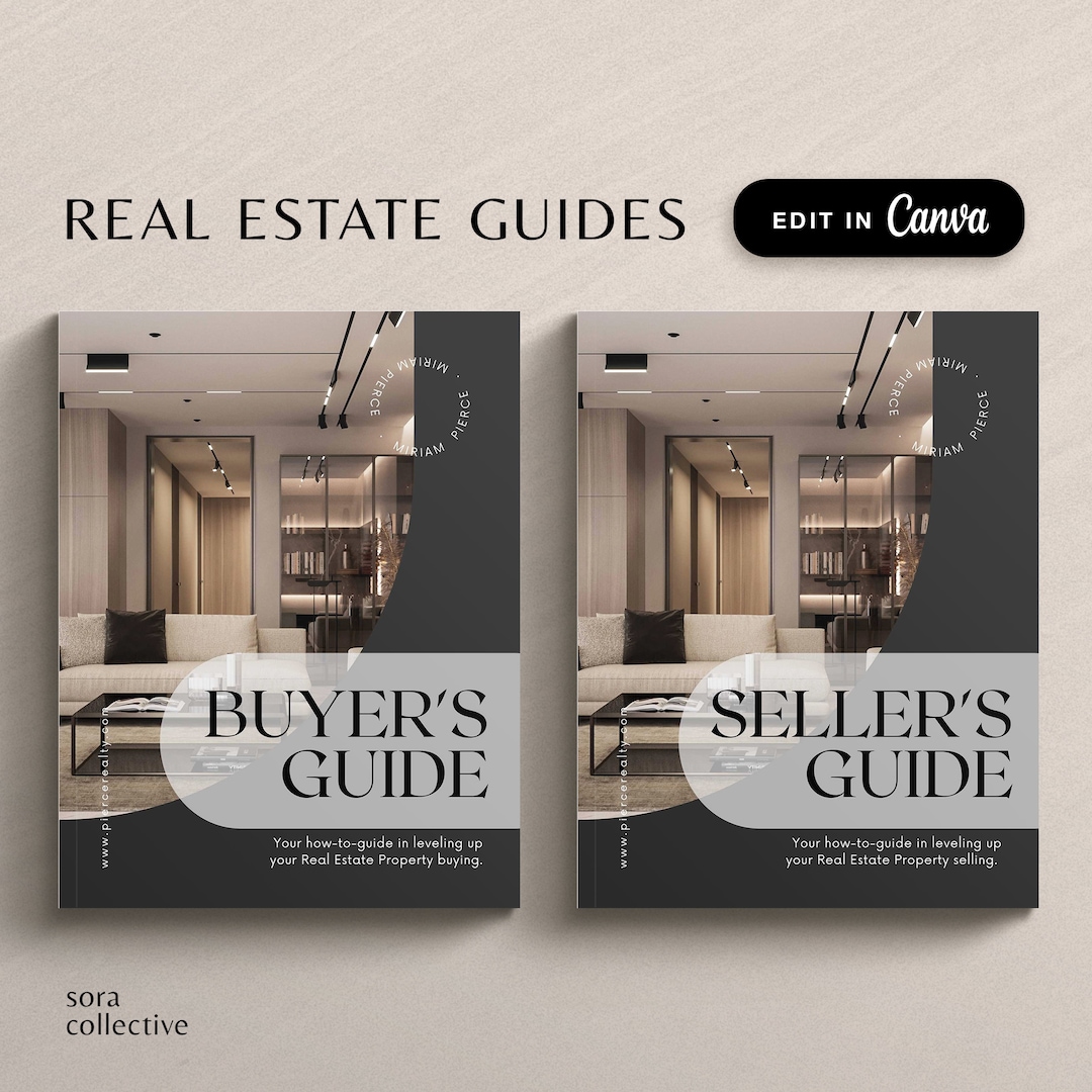 Real Estate Buyer and Seller Guide, Realtor Buyer Packet & Seller, Home ...