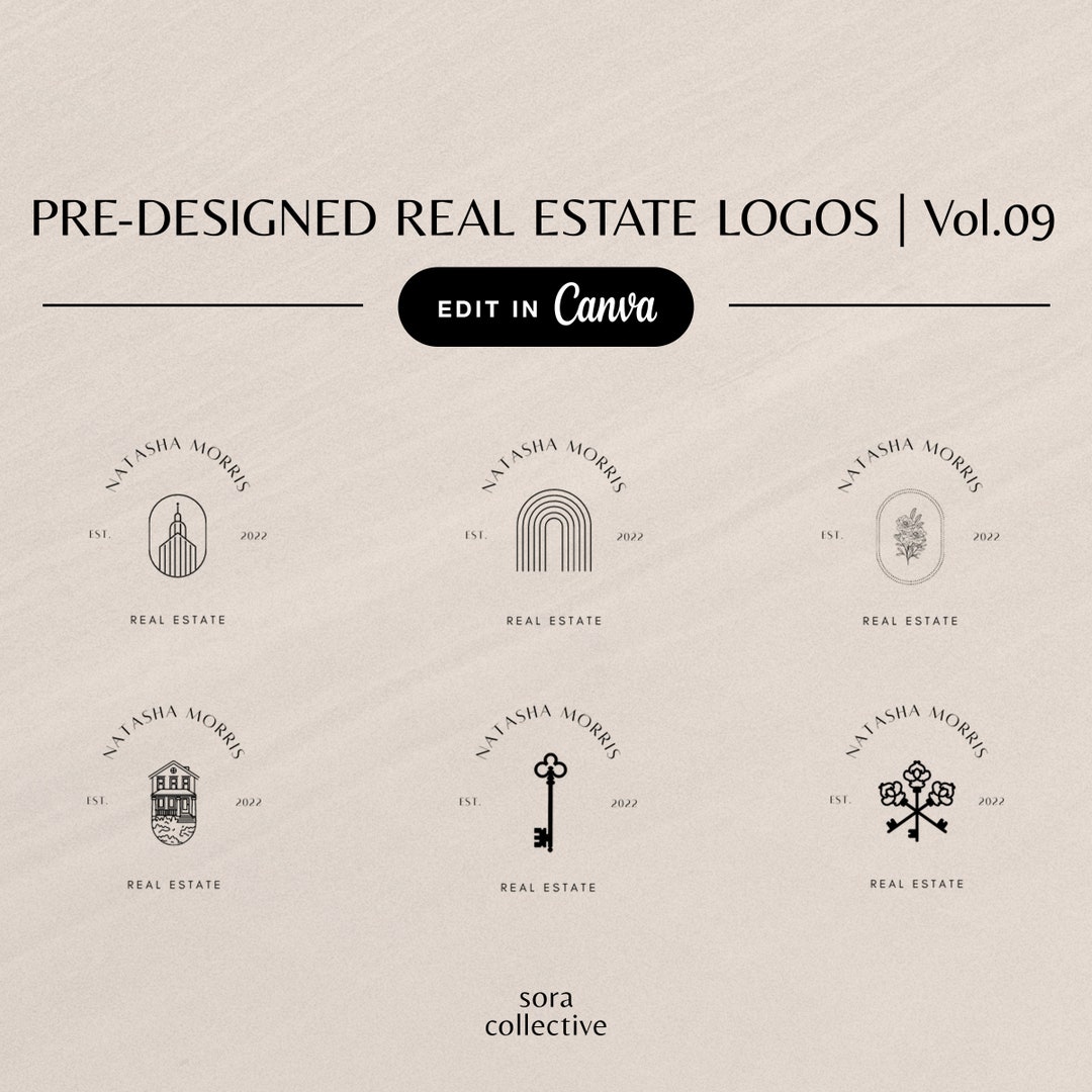 Marketing Business Logo Design, Real Estate Logos, Pre-made Real Estate ...