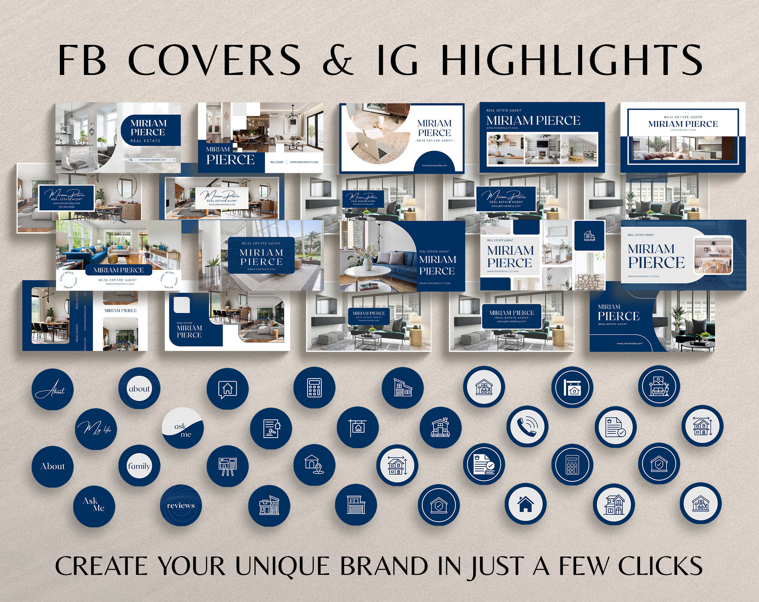 2026 Real Estate ALL-IN-ONE Templates, Canva Bundle, Canva Templates ...