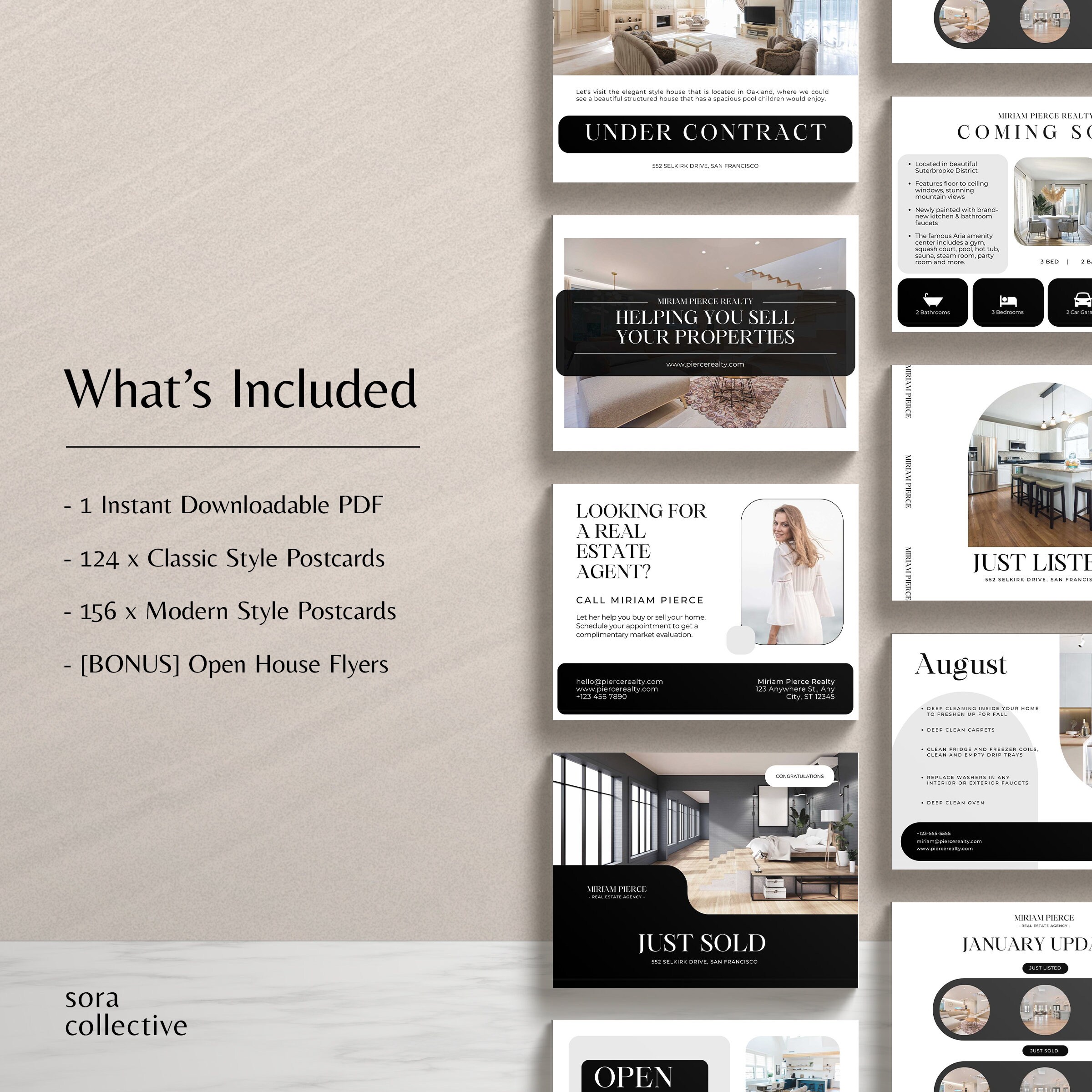 Luxury Real Estate Postcard Mailer Bundle Template Editable - Etsy