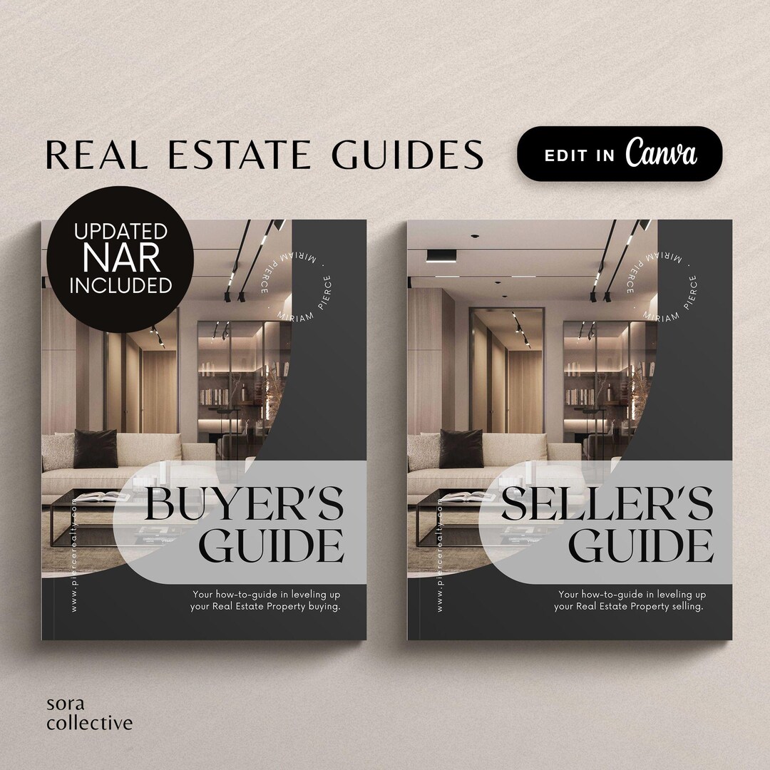 Real Estate Buyer and Seller Guide, Realtor Buyer Packet & Seller, Home ...