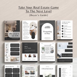 Real Estate Buyer and Seller Guide, Realtor Buyer Packet & Seller, Home ...