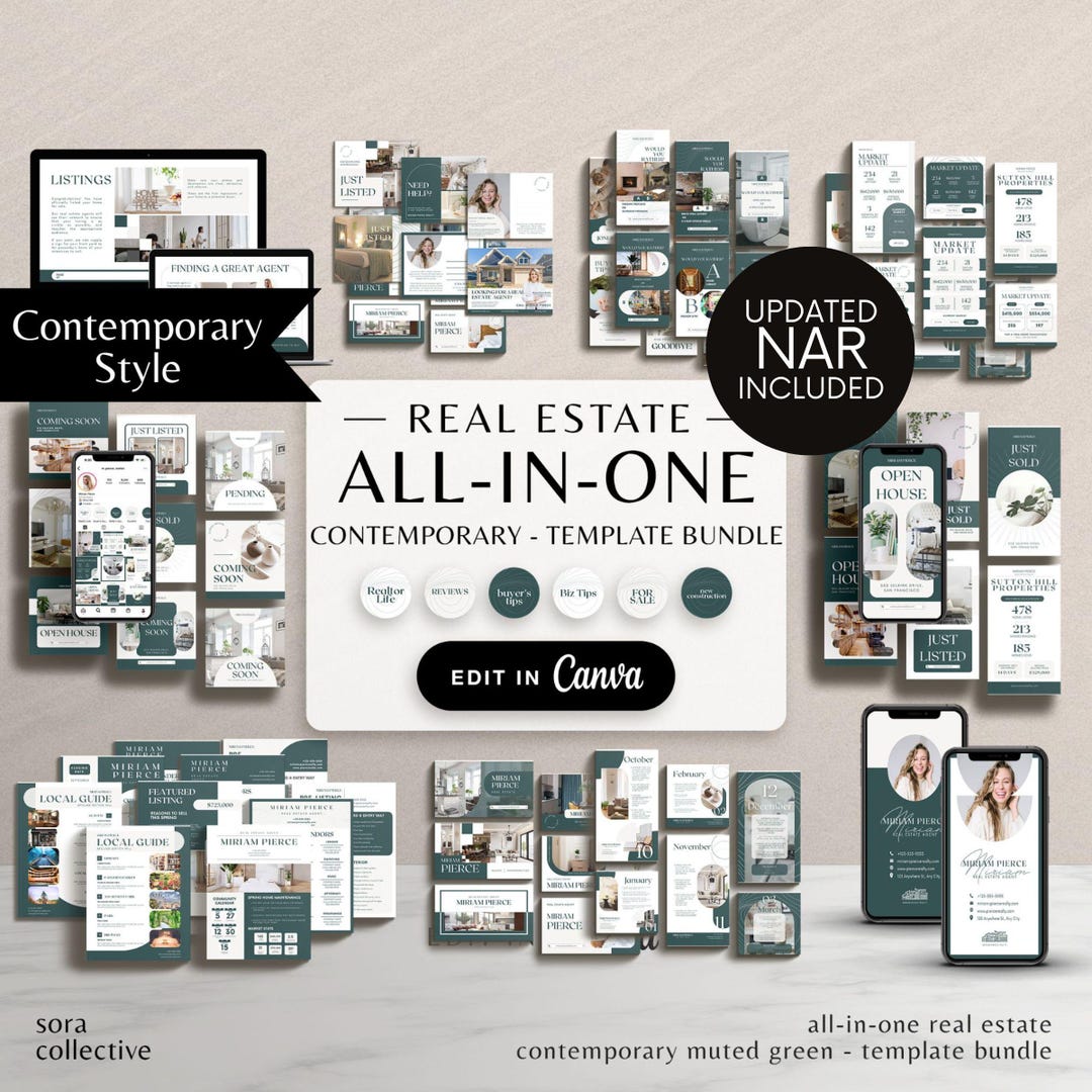 Ultimate Real Estate Marketing Templates Bundle, Real Estate Social ...