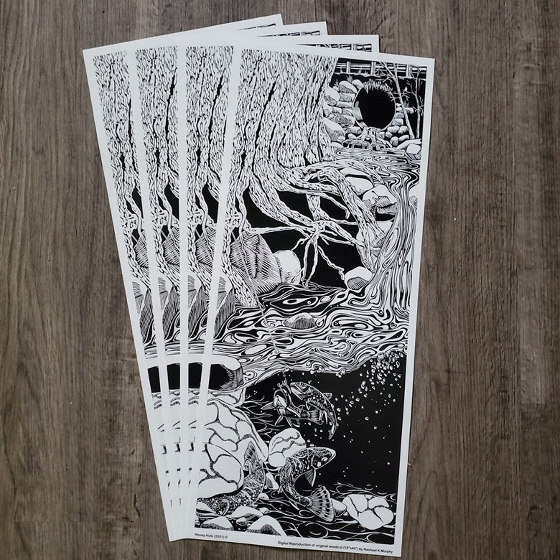 Posters of Woodcut Prints - Etsy