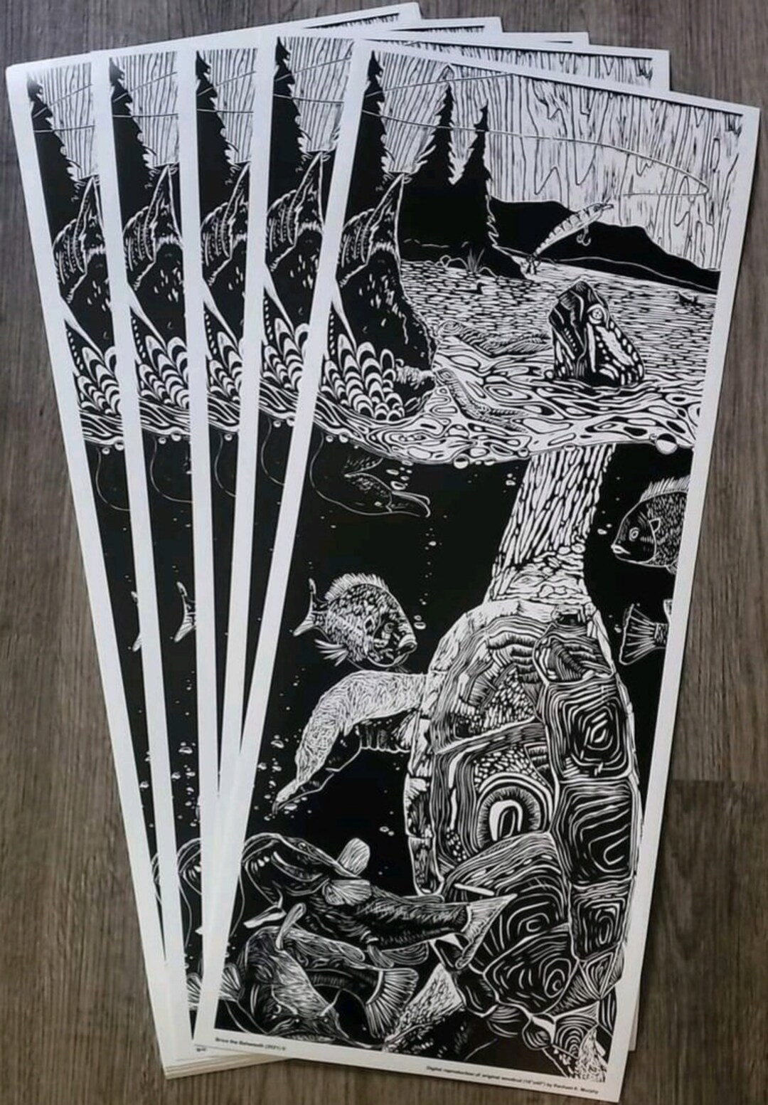 Posters of Woodcut Prints - Etsy