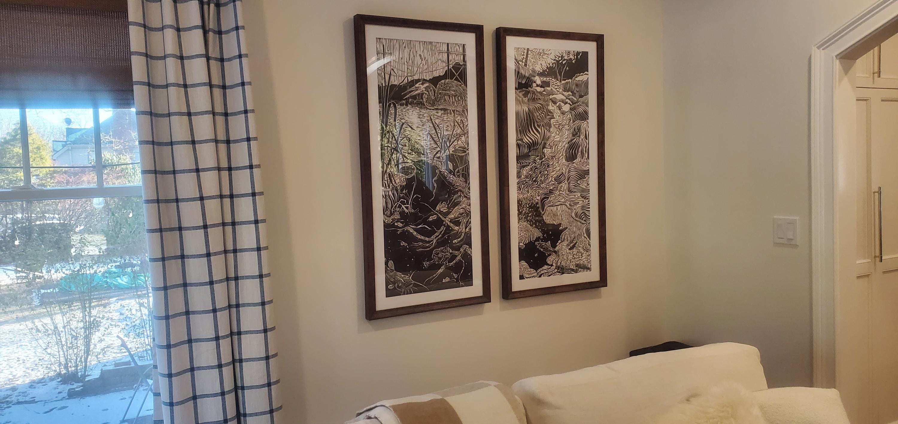 City Forest | Original Woodcut Print - Etsy