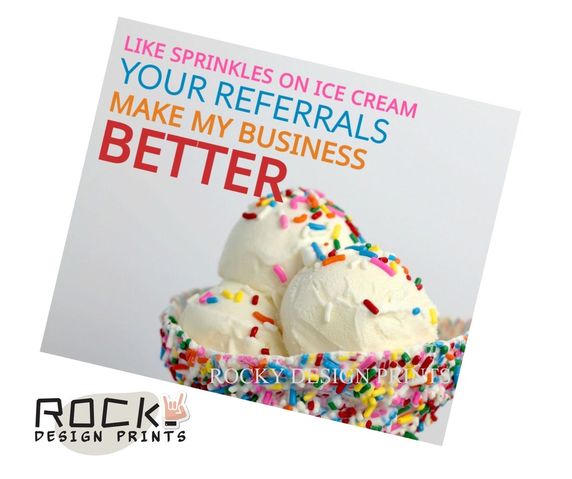 Printable Referral Tags | Editable | Pop by Tags | Networking Gift Tags ...