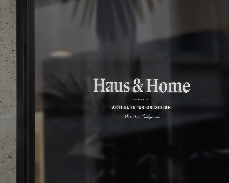 Semi-custom Logo Suite for Interior Designers, Boutiques, Psychologists ...
