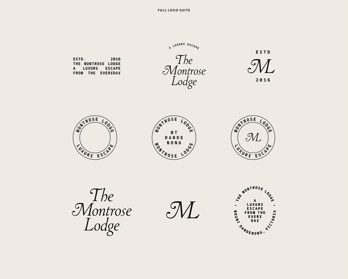 Custom Logo Suite for Interior Designers, Boutiques, Psychologists ...