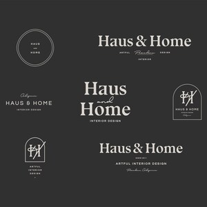 Semi-custom Logo Suite for Interior Designers, Boutiques, Psychologists ...