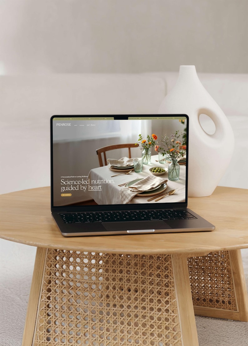 Penrose | Showit Website Template for Functional Medicine Practitioners ...