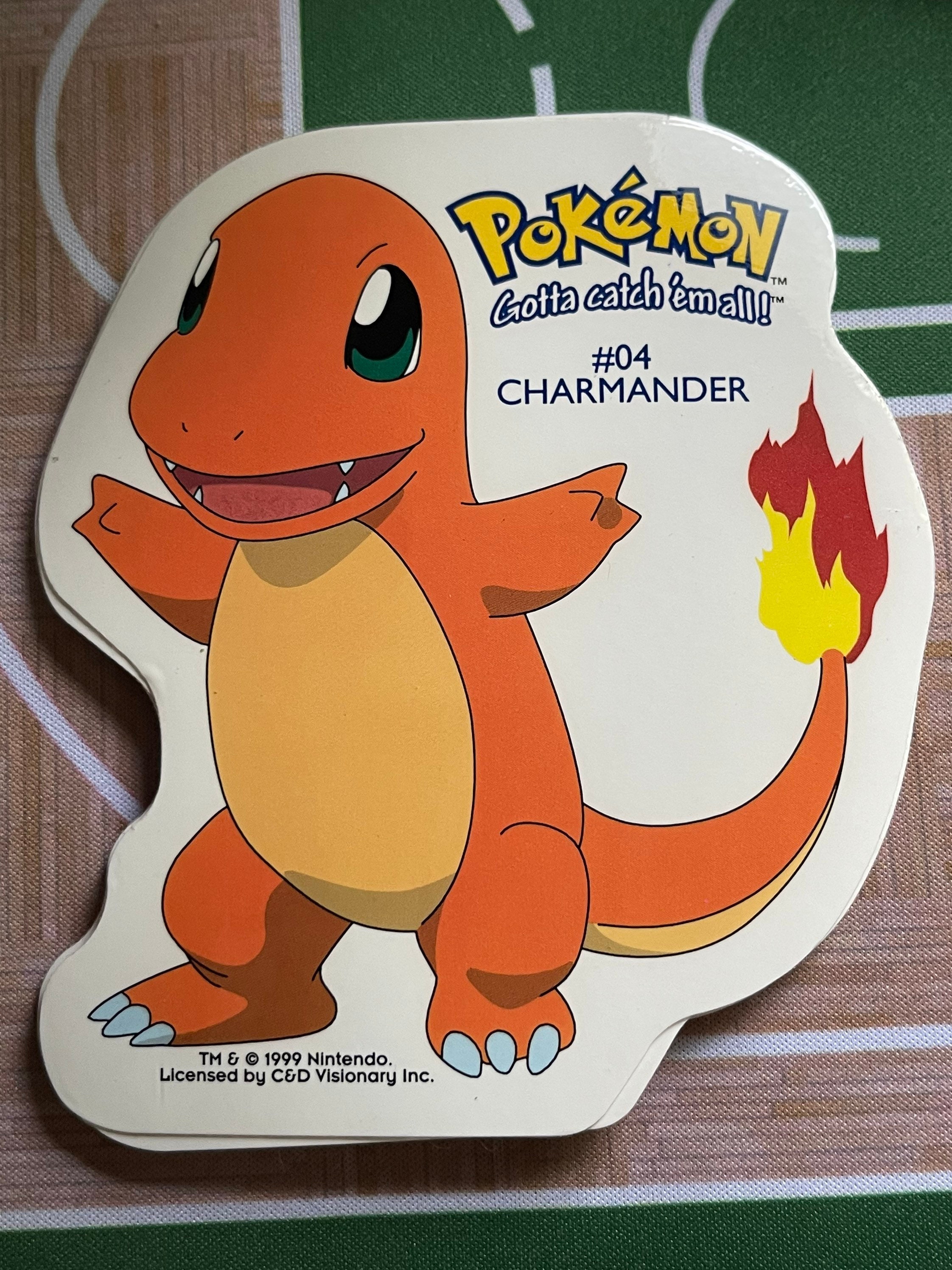 Vintage Pokemon Charmander Die Cut Sticker 1999 Nintendo C&D | Etsy