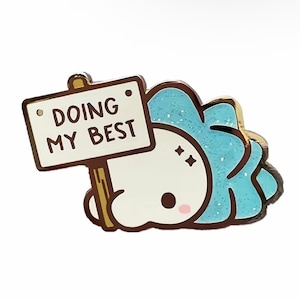 Snom “i’m Doing My Best” Enamel Pin Pokémon - Etsy