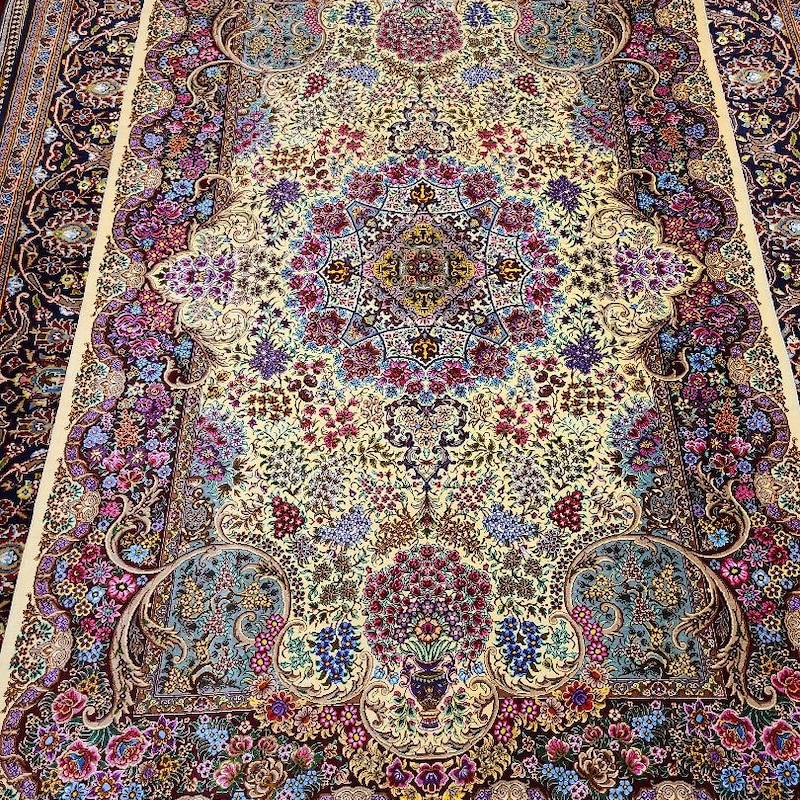 Iranian Silk Rugs - Etsy