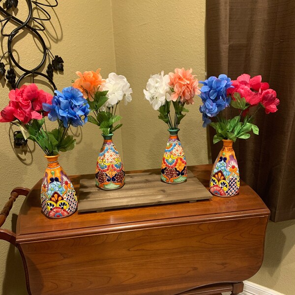 Colorful Flower Vase - Etsy