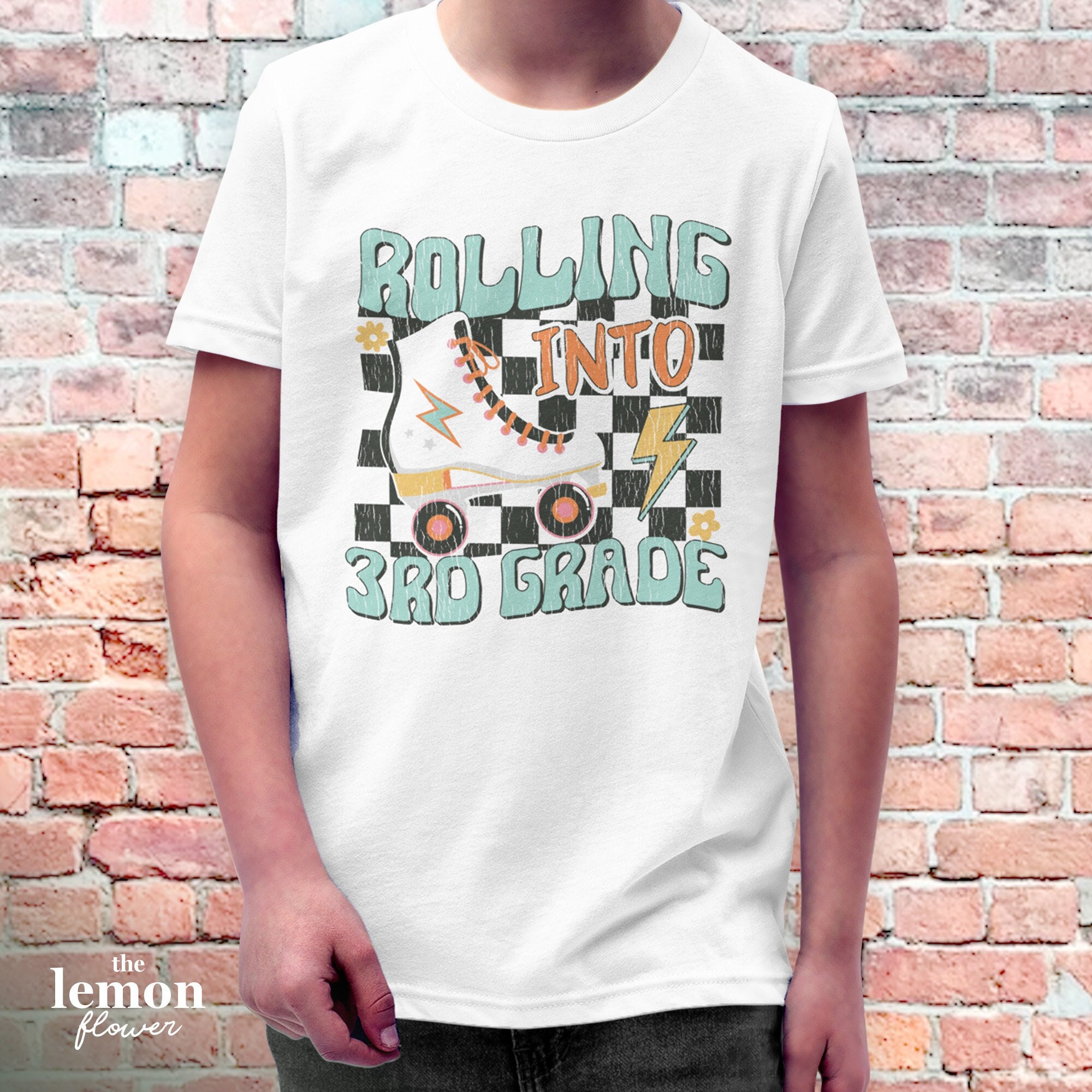 Rolling Into 3rd Grade Shirt, 3rd Grade Shirt, Youth Shirt, 3rd Grade ...