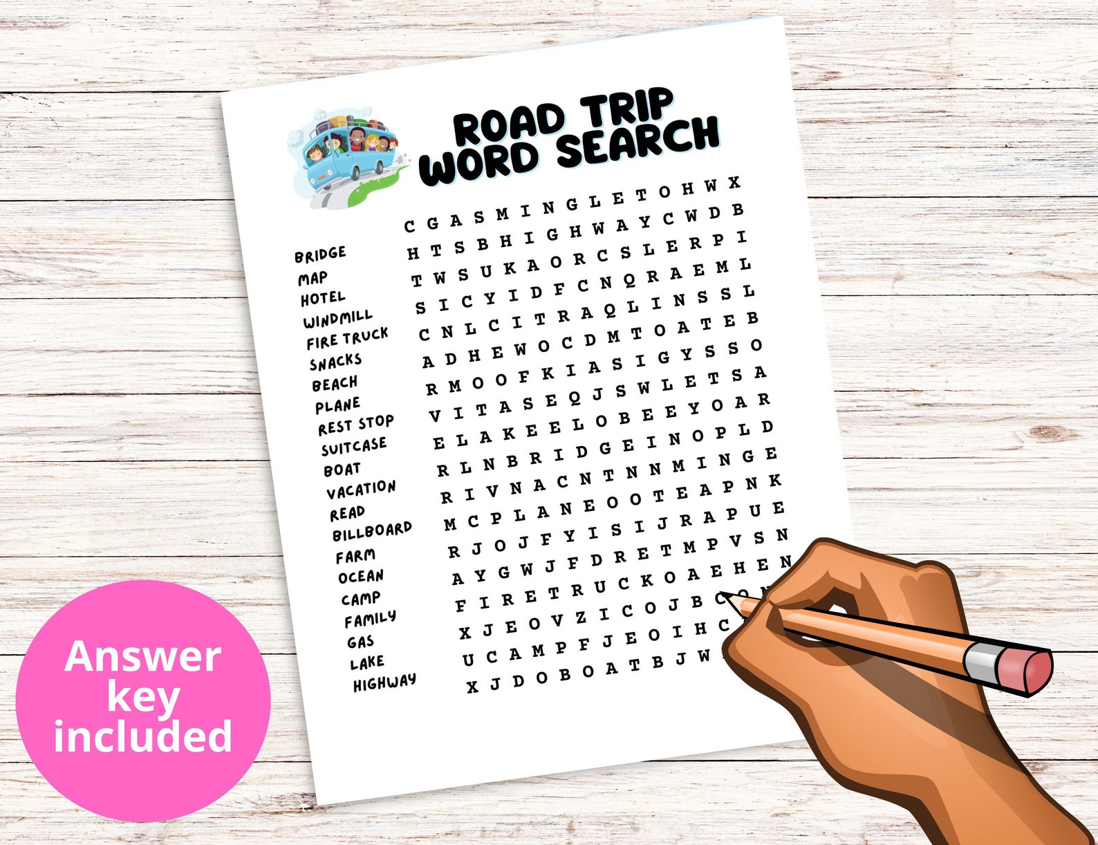 Kids Road Trip Games Bundle|road Trip Printables|us Letter Size - Etsy