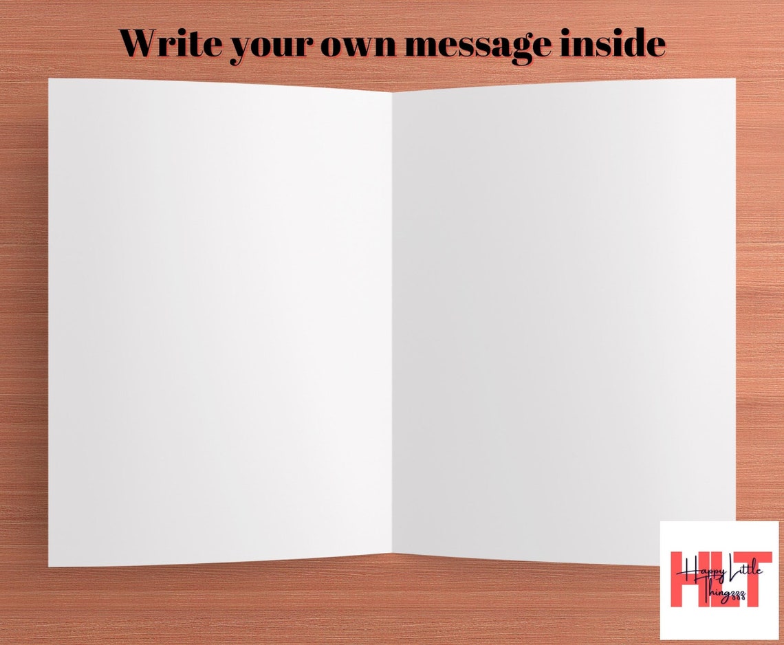 Printable Birthday Card Instant Download 5x7 Inch Card for - Etsy