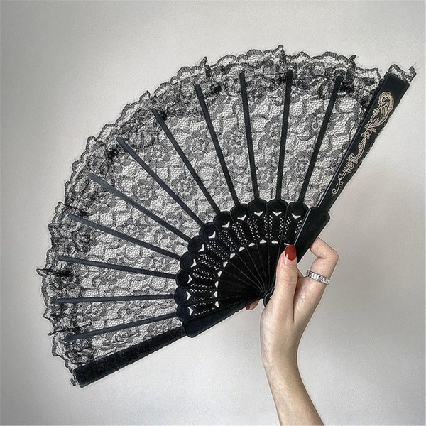Lace Hand Fan - Etsy