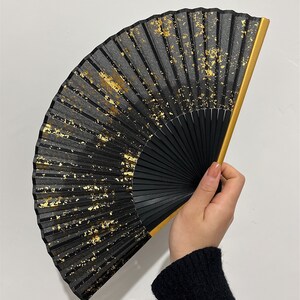Chinese Style Gold and Silver Sprinkling Fan 6-inch Japanese - Etsy