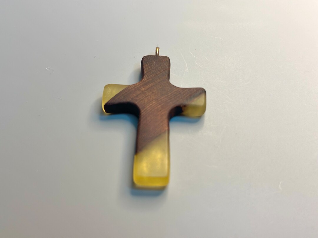 Cross Pendent - Epoxy Cross Necklace - Everyday Cross - Confirmation ...