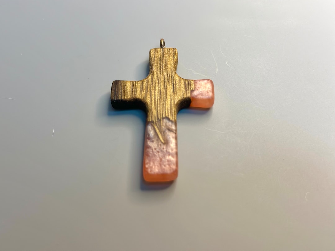 Cross Pendent - Epoxy Cross Necklace - Everyday Cross - Confirmation ...