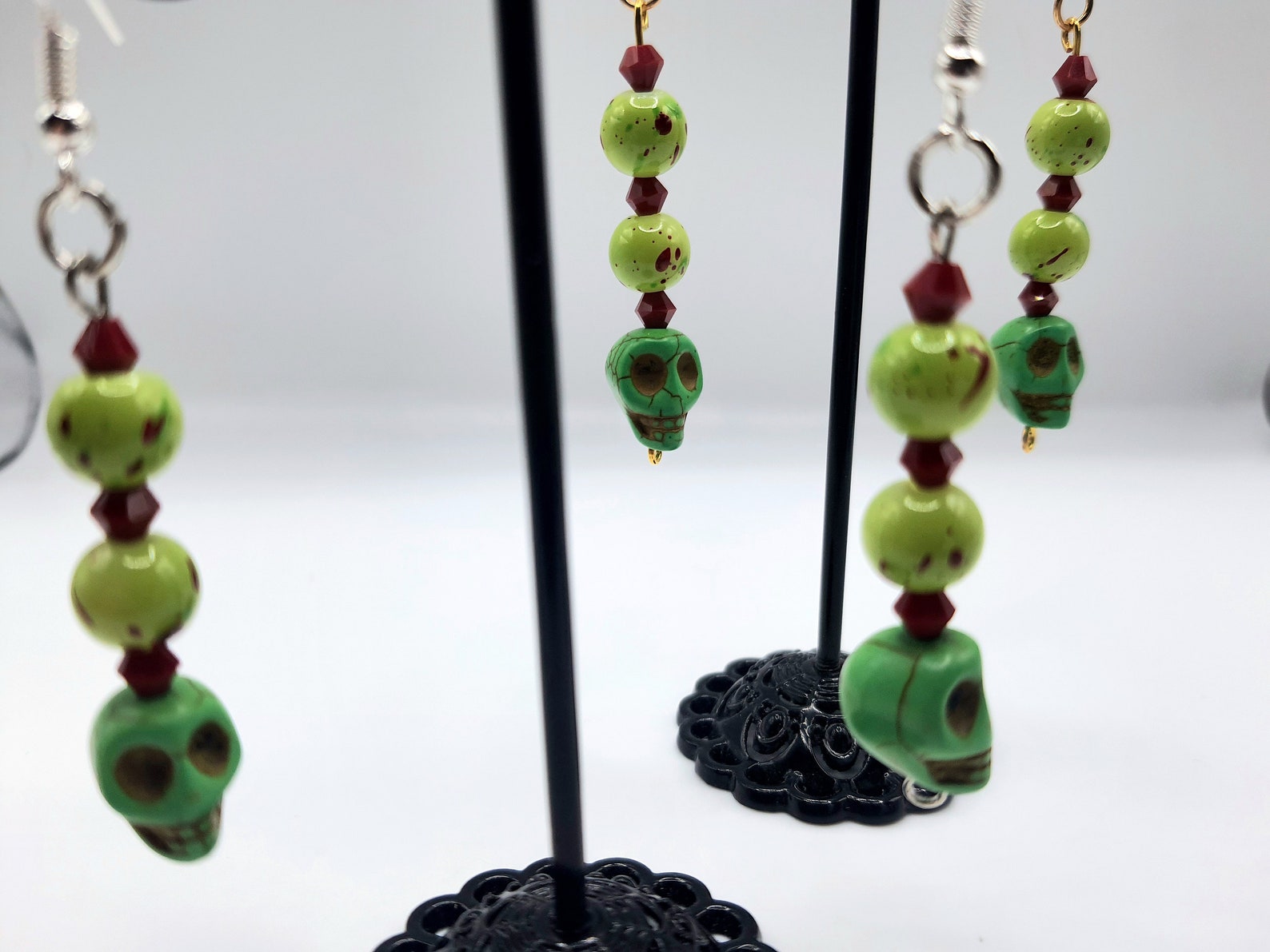 Zombie Themed Earrings | Halloween Jewelry | Zombie Jewelry | Halloween ...