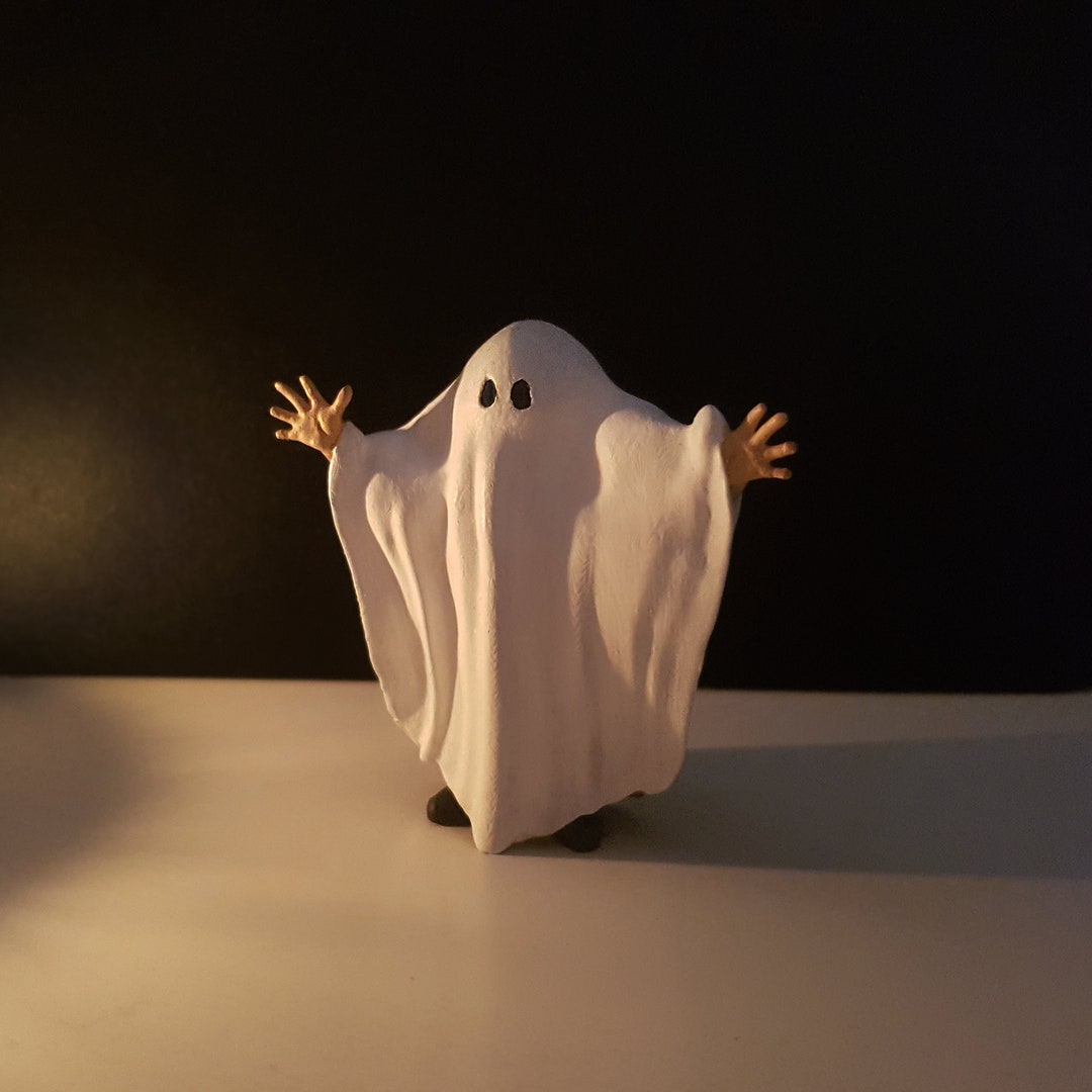 Halloween Cute Ghost Stl For 3d Printing Digital File Etsy