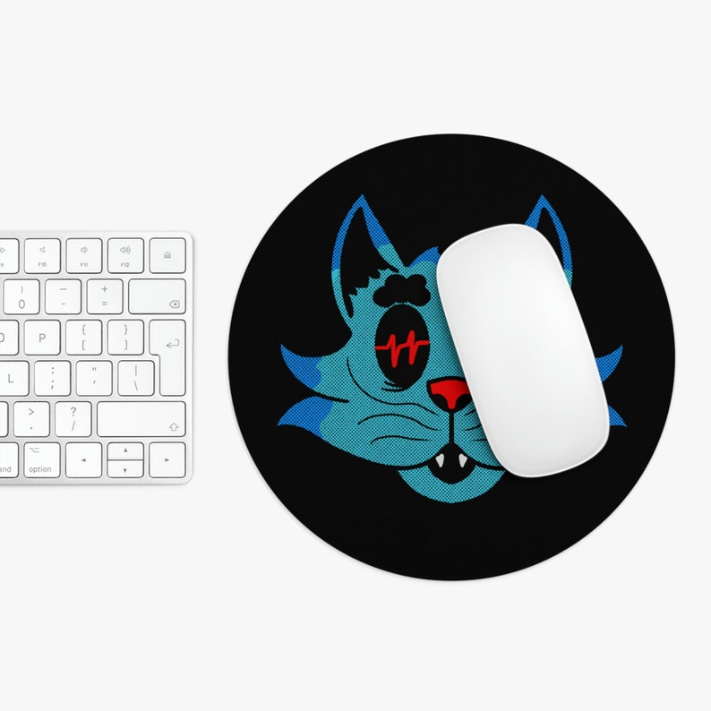 Acid Cat Mouse Pad - Etsy