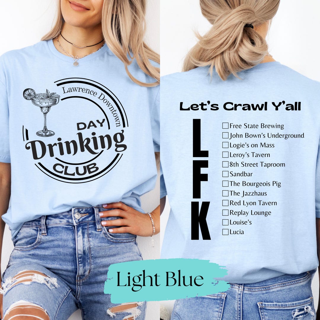 Lawrence Day Drinking Club T-shirt | Margarita Lover's Shirt | St ...