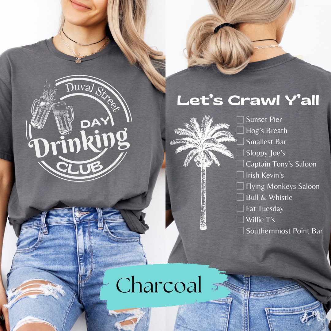 Duval Street Day Drinking Club | Beer Cheers | Palm Tree | Bar Crawl ...