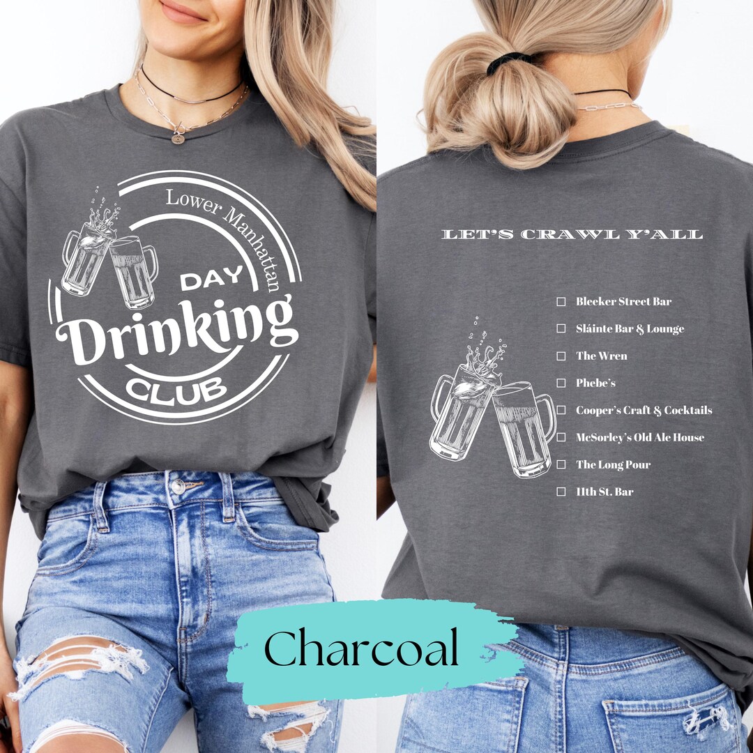 Lower Manhattan Day Drinking Club T-shirt | Beer Lover | New York| Pub ...