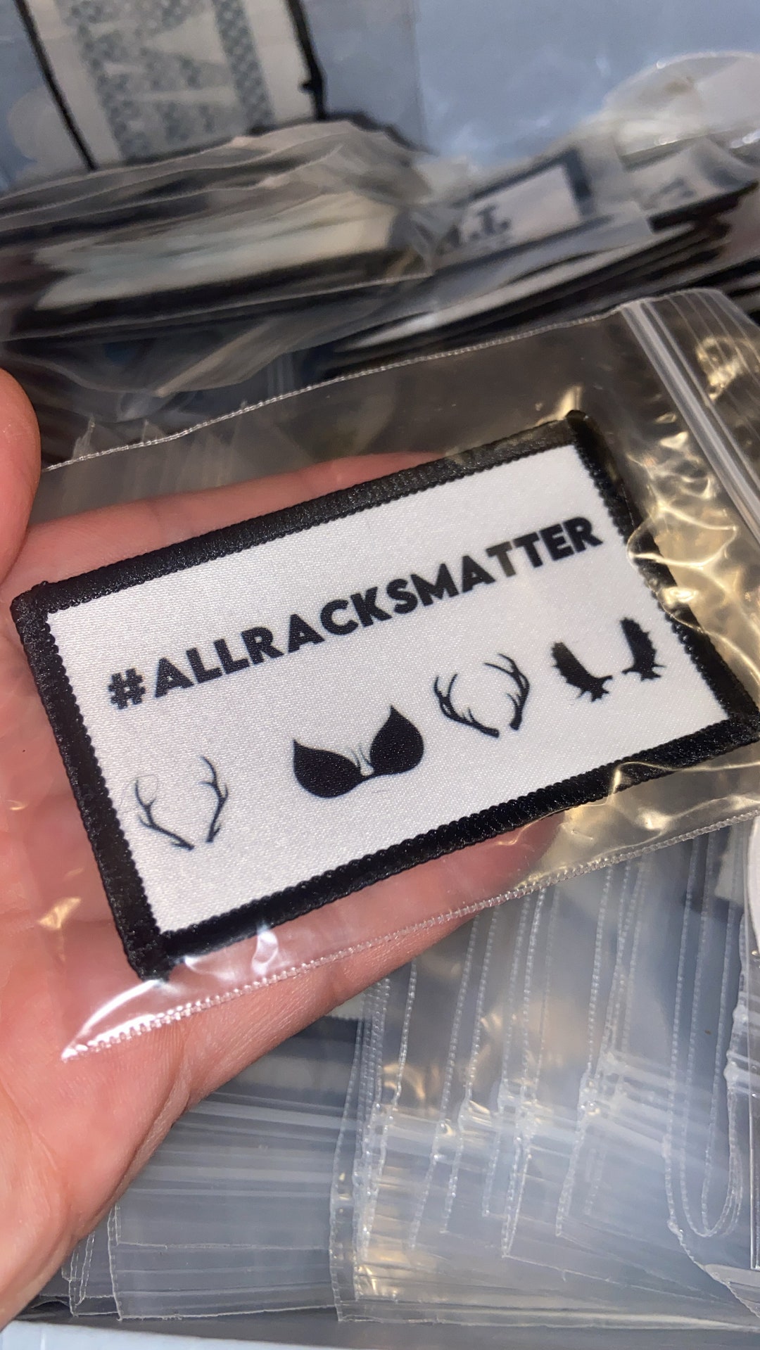 All Racks Matter Adult Humor Iron on Patch Trucker Hat Bar - Etsy
