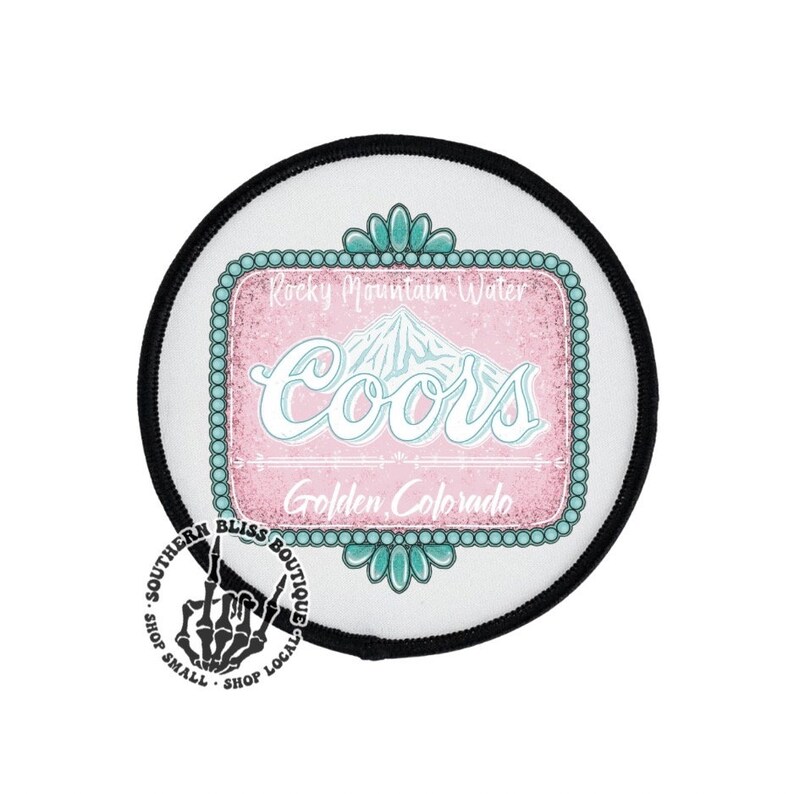 Coors Drink Pink Punchy Iron on Hat Patch Trucker Hat Bar - Etsy
